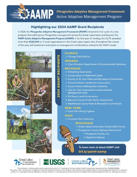 AAMP Funding Opportunity | Great Lakes Phragmites Collaborative